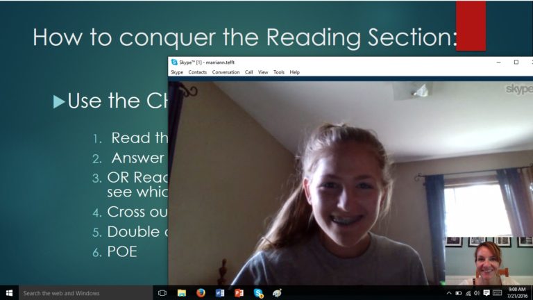 All the way from Washington State to Pennsylvania! SAT/ACT Skype ...